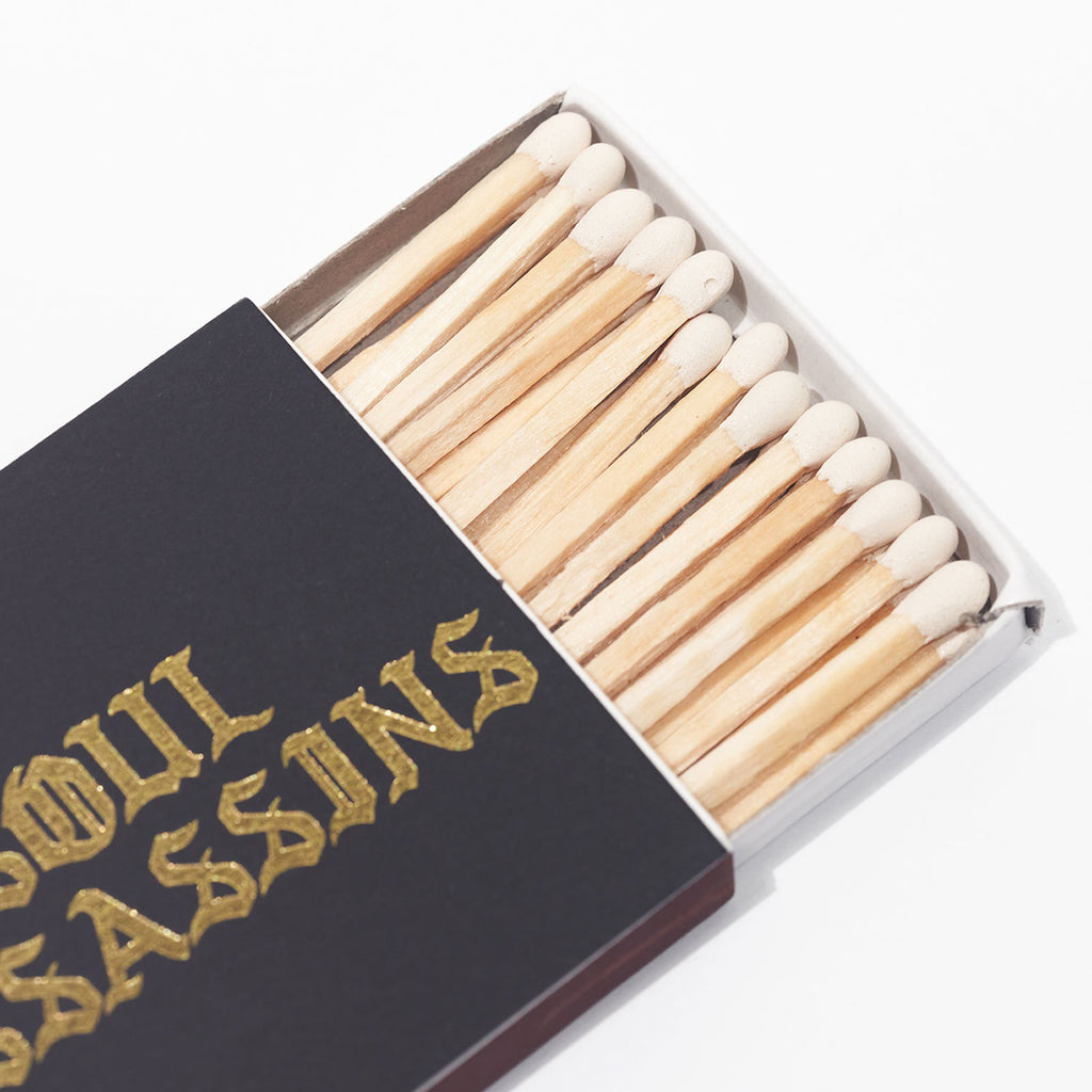 SOUL ASSASSINS MATTE BLACK AND GOLD CUSTOM MATCHES – Soul Assassins
